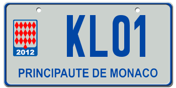 Monaco License Plates « Monaco